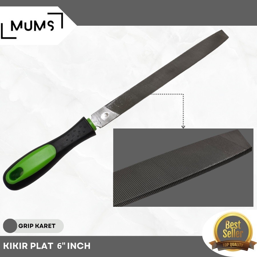 Jual PT - Alat Kikir Besi Plat Kasar Gepeng Gagang Karet Fitter Flat ...