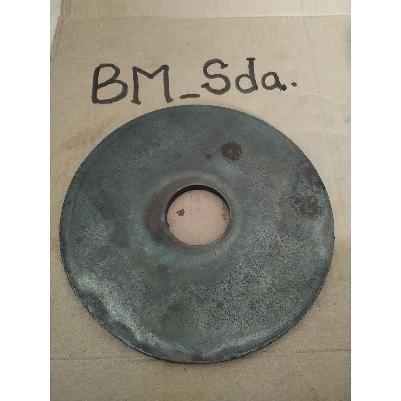 Jual PLAT BESI bulat tebal 10 mm x diameter 200 mm x lubang 50mm . 1pcs ...