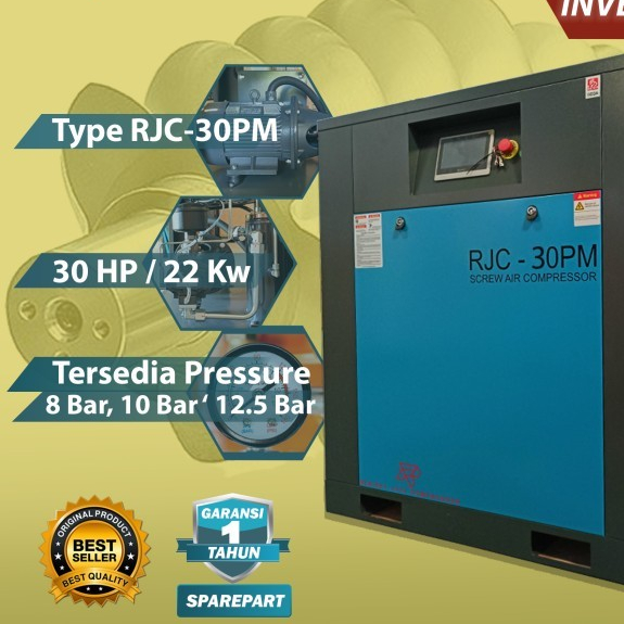 Jual Screw Kompresor 30 hp Inverter Kompresor Udara Screw 22 kw | Shopee Indonesia
