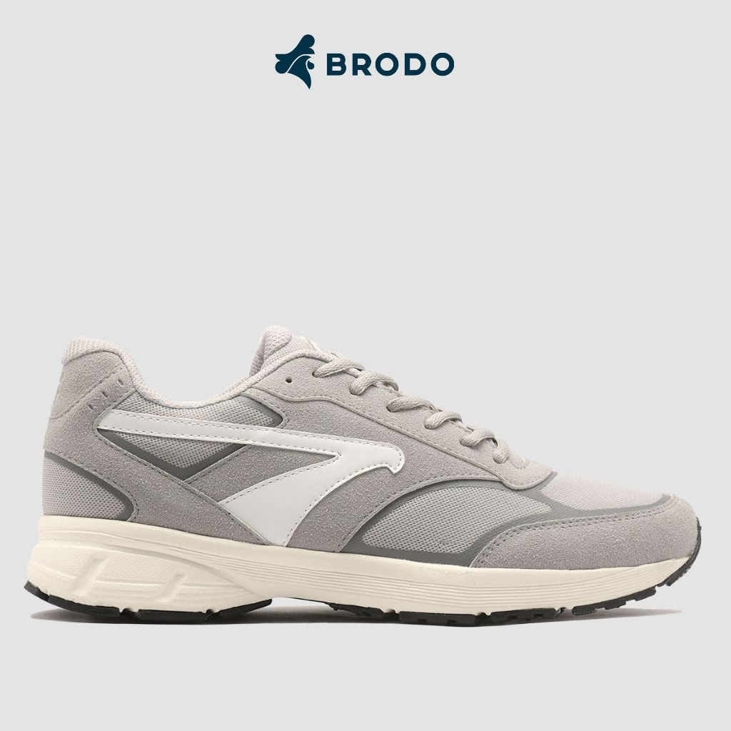 Jual BRODO - Sneakers Ace Nova Dove Grey OWS | Shopee Indonesia