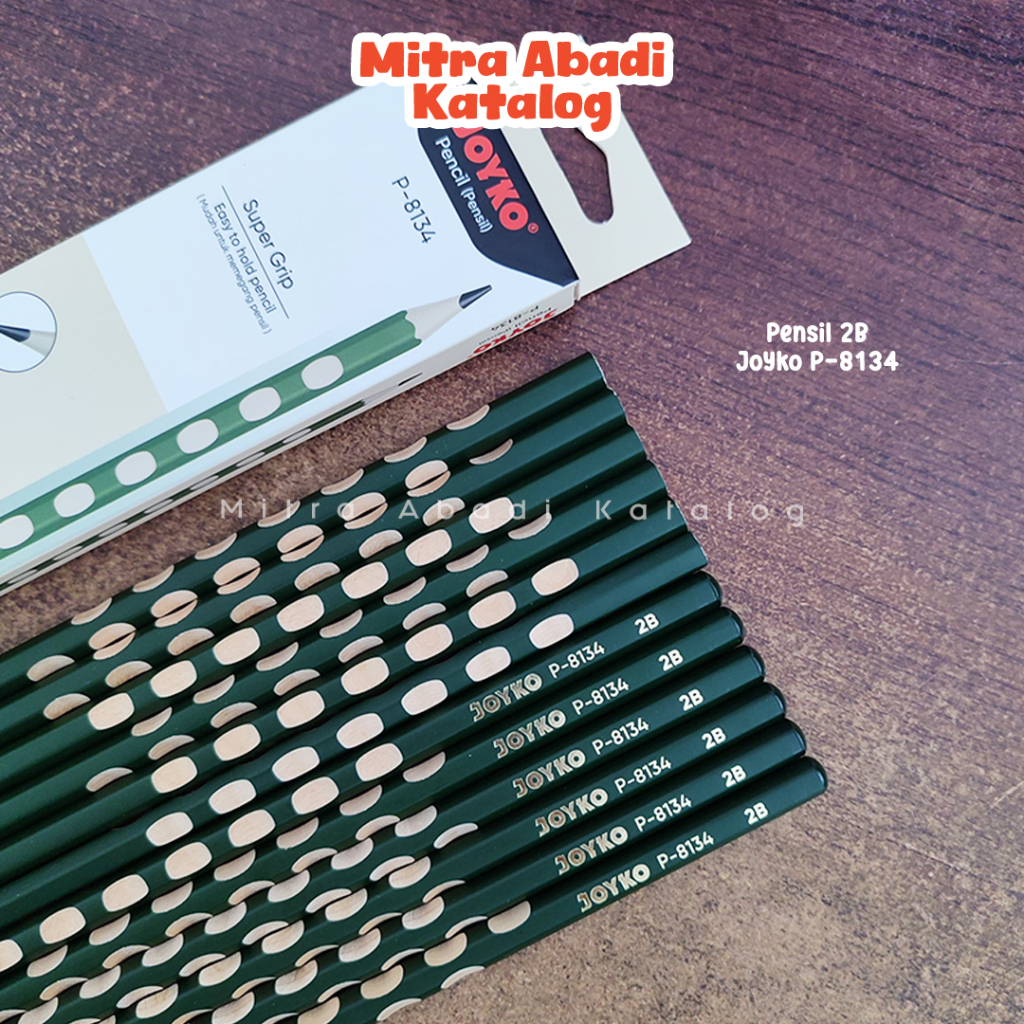 Jual (12 PCS) PENSIL 2B JOYKO P-8134 / 1 pack pak joyko p8134 super ...