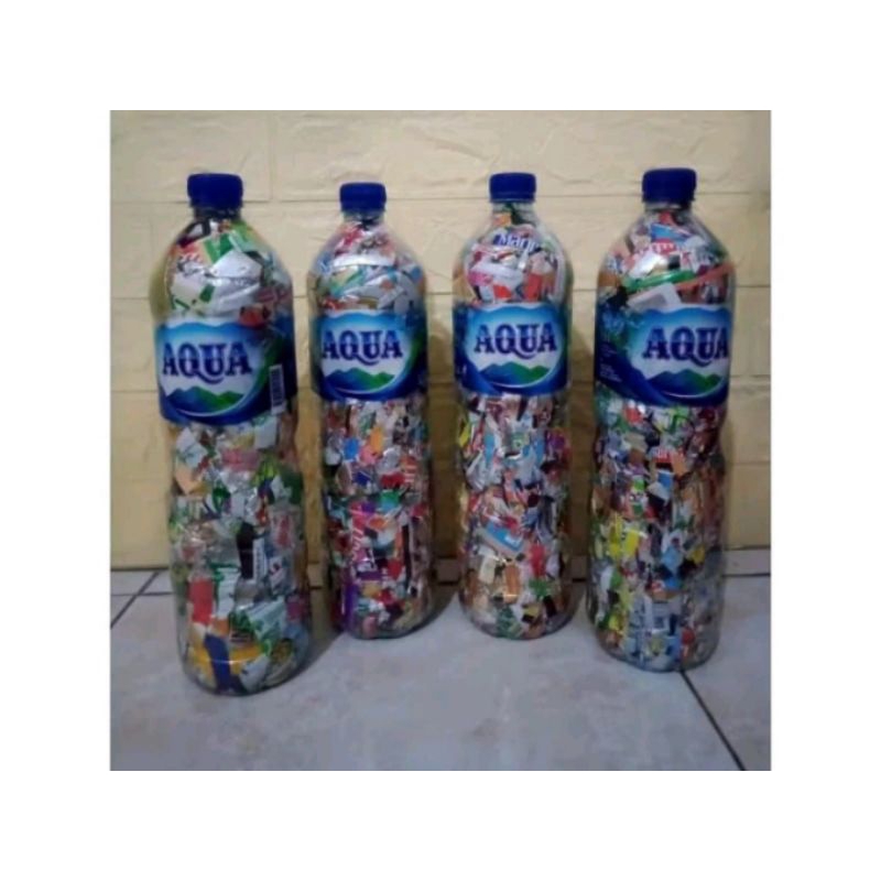 Jual Ecobrick botol 1500ml kreasi ramah lingkungan | Shopee Indonesia