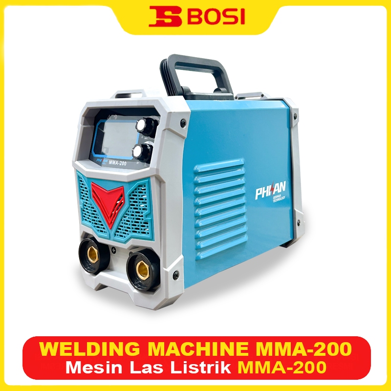 Jual BOSI Mesin Las Digital 3 In 1 Mesin Las Portable MMA-200 Welding ...
