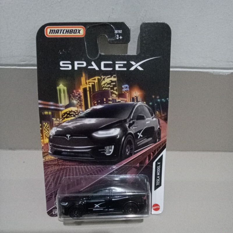 Jual tesla model x matchbox spacex hitam | Shopee Indonesia