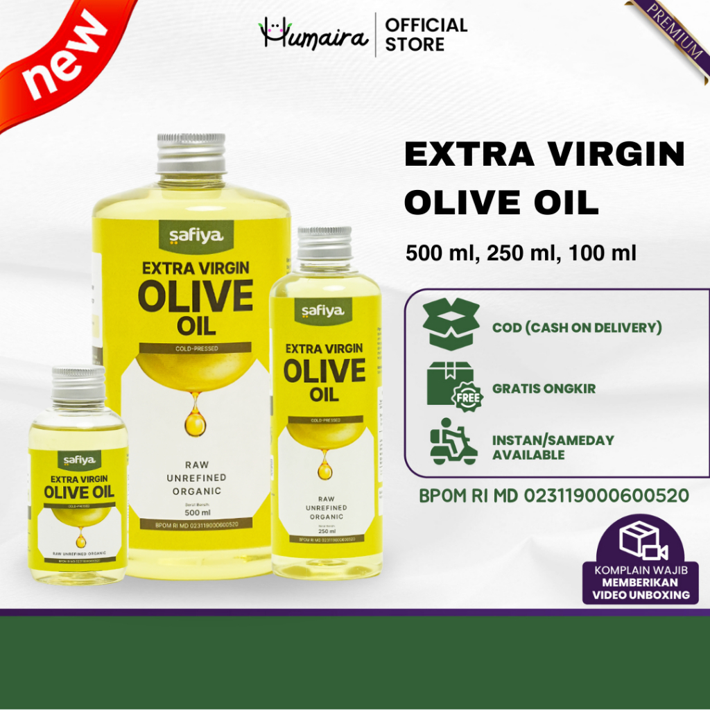 Jual Minyak Zaitun Asli 500 ml - Extra Virgin Olive Oil 100% Original ...