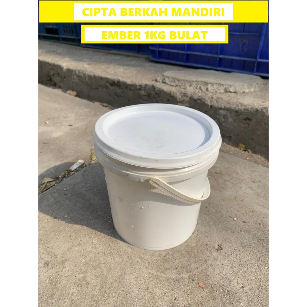 Jual Ember bekas selai 1kg bulat Ember plastik bekas 1kg bulat | Shopee ...