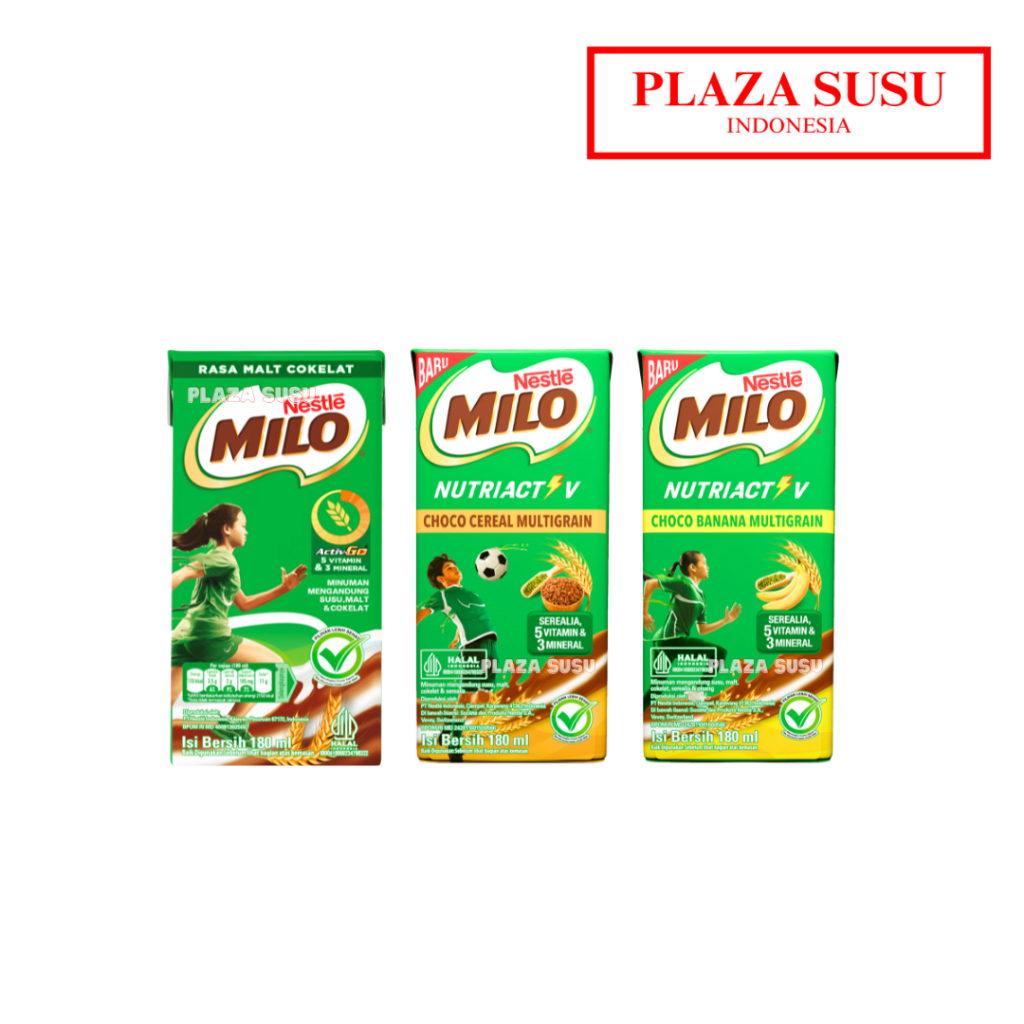 Jual MILO COKLAT UHT 180ML MILO MULTIGRAIN CEREAL BANANA MILO KOTAK ...
