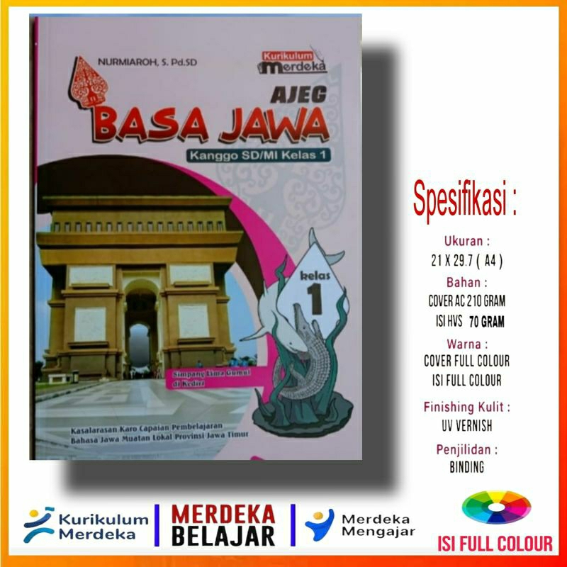 Jual Buku AJEG BASA JAWA SD / MI Kelas 1 (Bahasa Jawa Diknas Propinsi Jawa Timur) | Shopee Indonesia