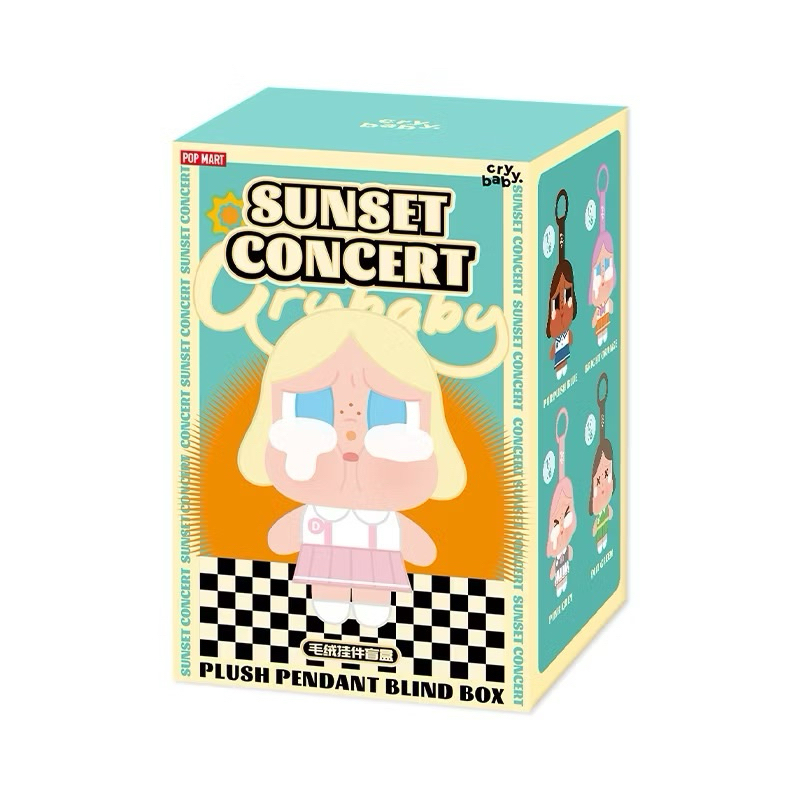 Jual POP MART CRYBABY Sunset Concert Series - Plush Pendant Blind Box ...