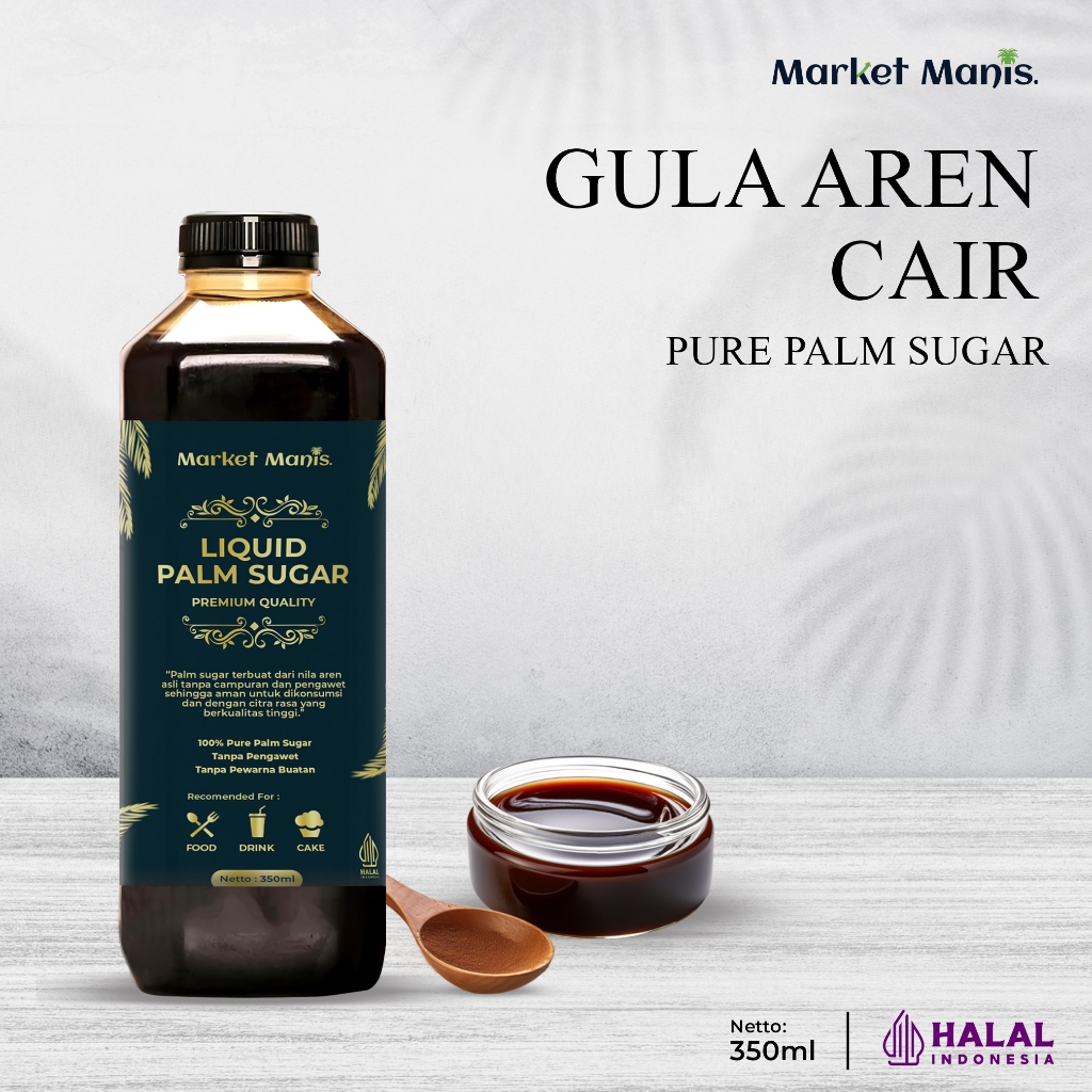 Jual Gula Aren Cair / Syrup Palm Sugar Organik Market Manis | Shopee ...