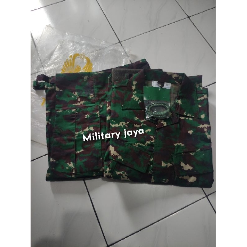 Jual 1 STEL BAJU PDL NKRI ASLI JATAH TNI | Shopee Indonesia
