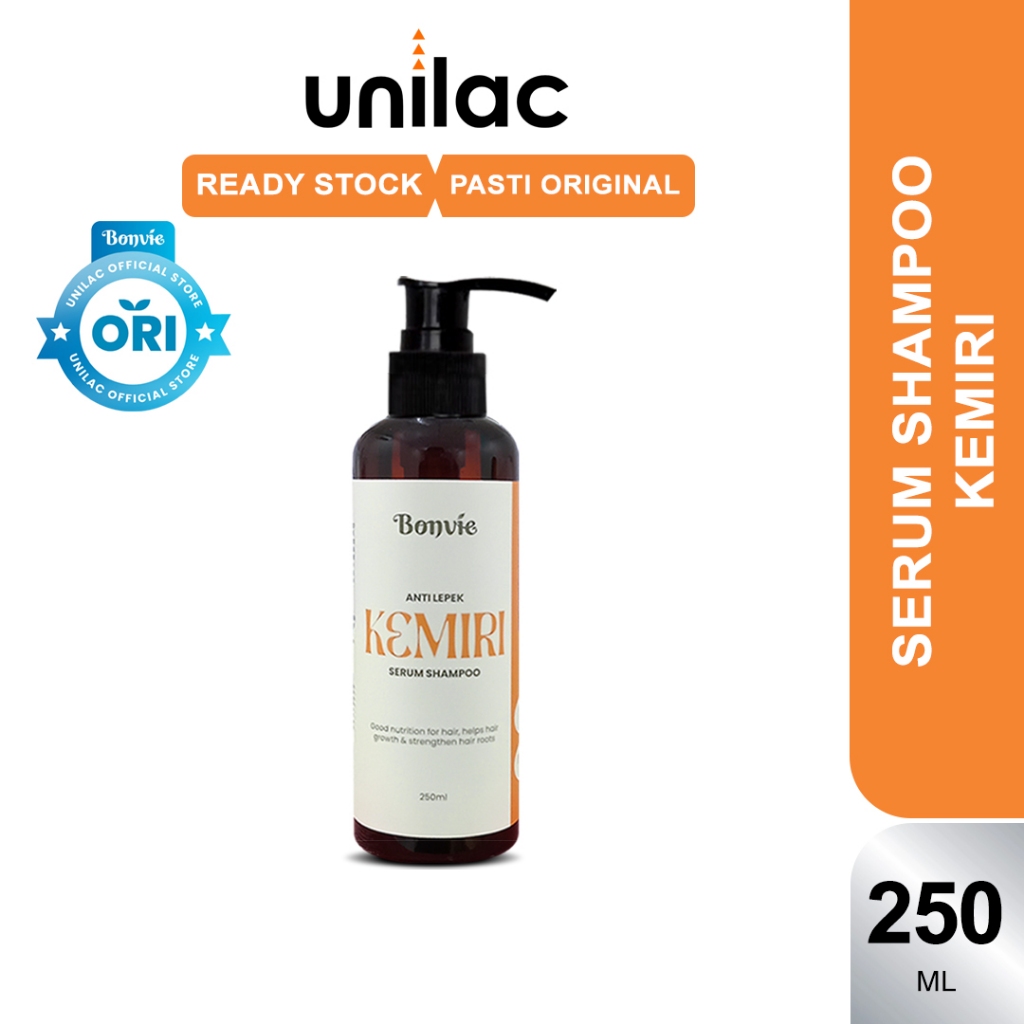 Jual Bonvie Shampoo Kemiri 250ml - Bonvie Serum Sampo Anti Lepek ...