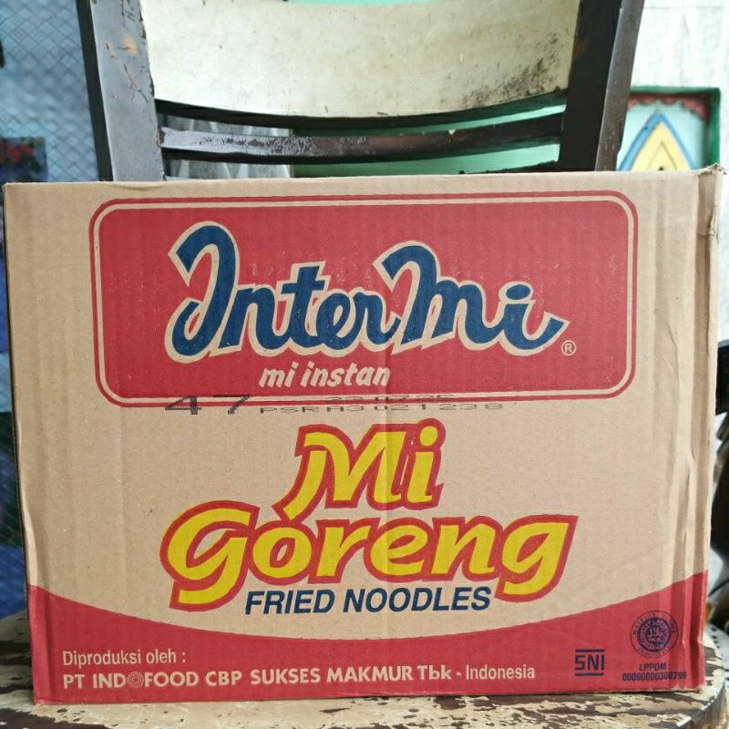 Jual ( 1 dus isi 40 bungkus ) intermi goreng fried noodles | Shopee ...