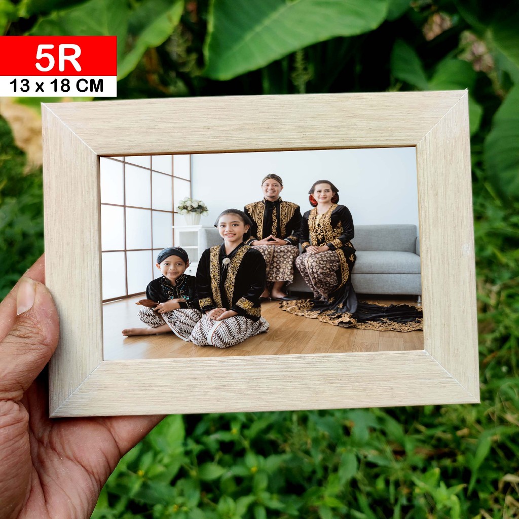 Jual PROMO BINGKAI 5R CREAM / BINGKAI FOTO 5R MINIMALIS WARNA CREAM ...