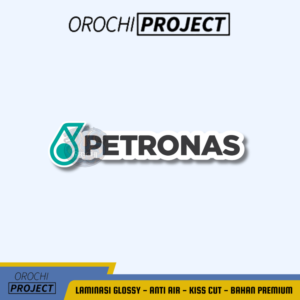 Jual Sticker Stiker Brand Logo Petronas Vinyl Glossy Anti Air HP Laptop ...