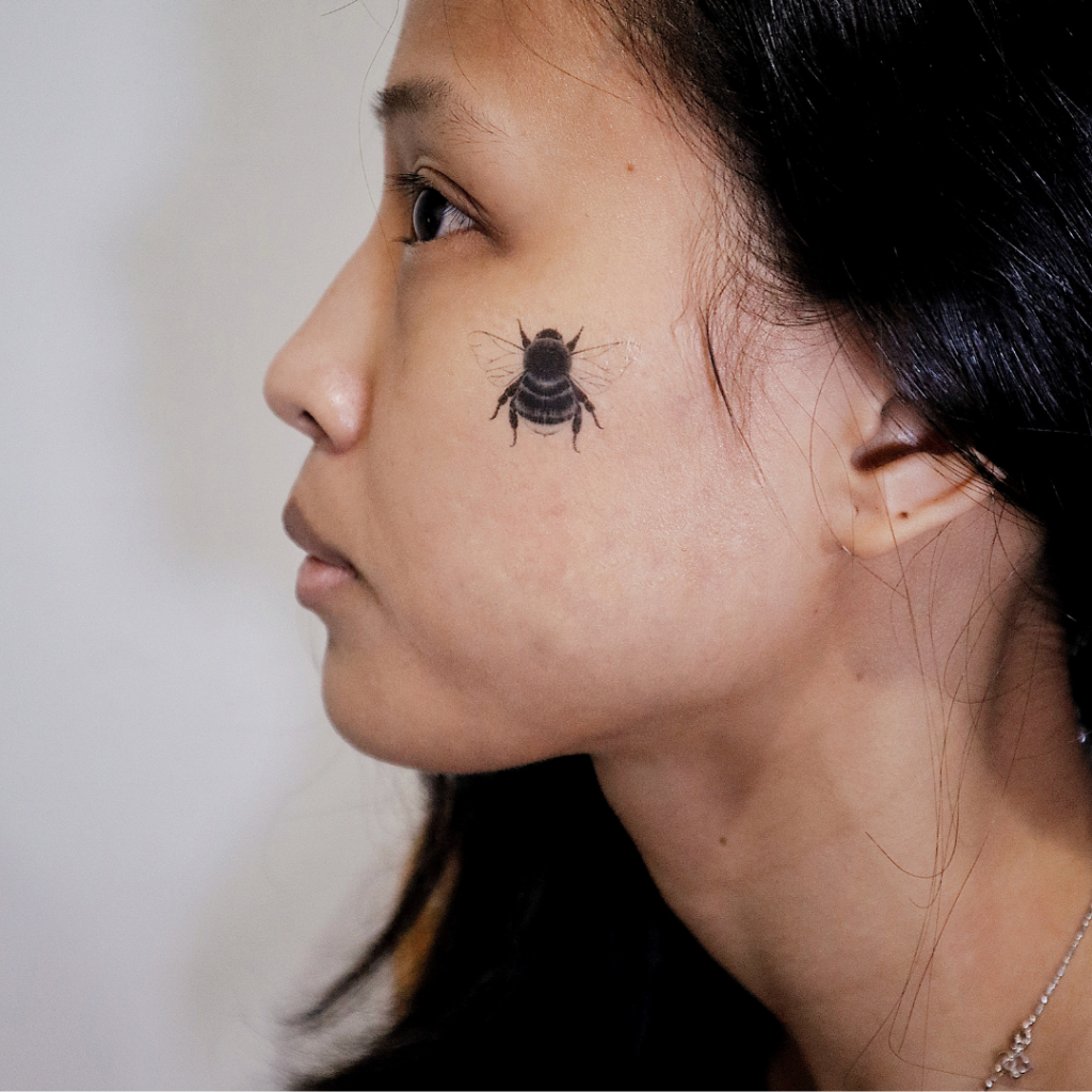 Jual TATO TEMPORER B&W BUMBLEBEE | TATO TEMPORER LEBAH | BEE TATTOO ...