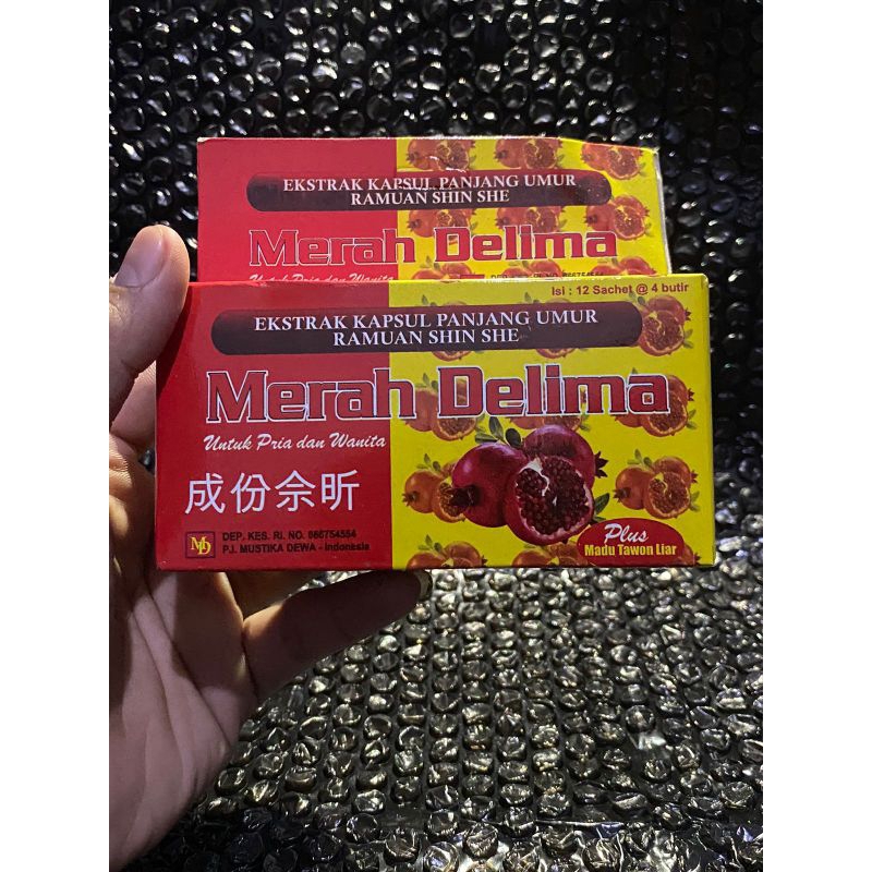 Jual KAPSUL MERAH DELIMA ORIGINAL | Shopee Indonesia