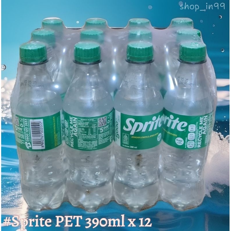 Jual Sprite PET 390ml isi 12 btl | Shopee Indonesia