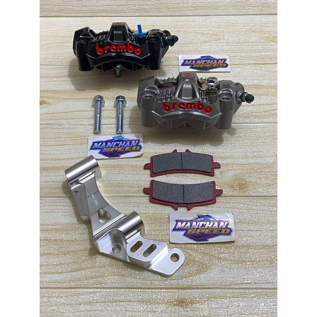 Jual PAKET MURAH NMAX 260 MM !!! Kaliper Radial 4 Piston + Breket Kaliper 4 PISTON NMAX UK 260MM ...