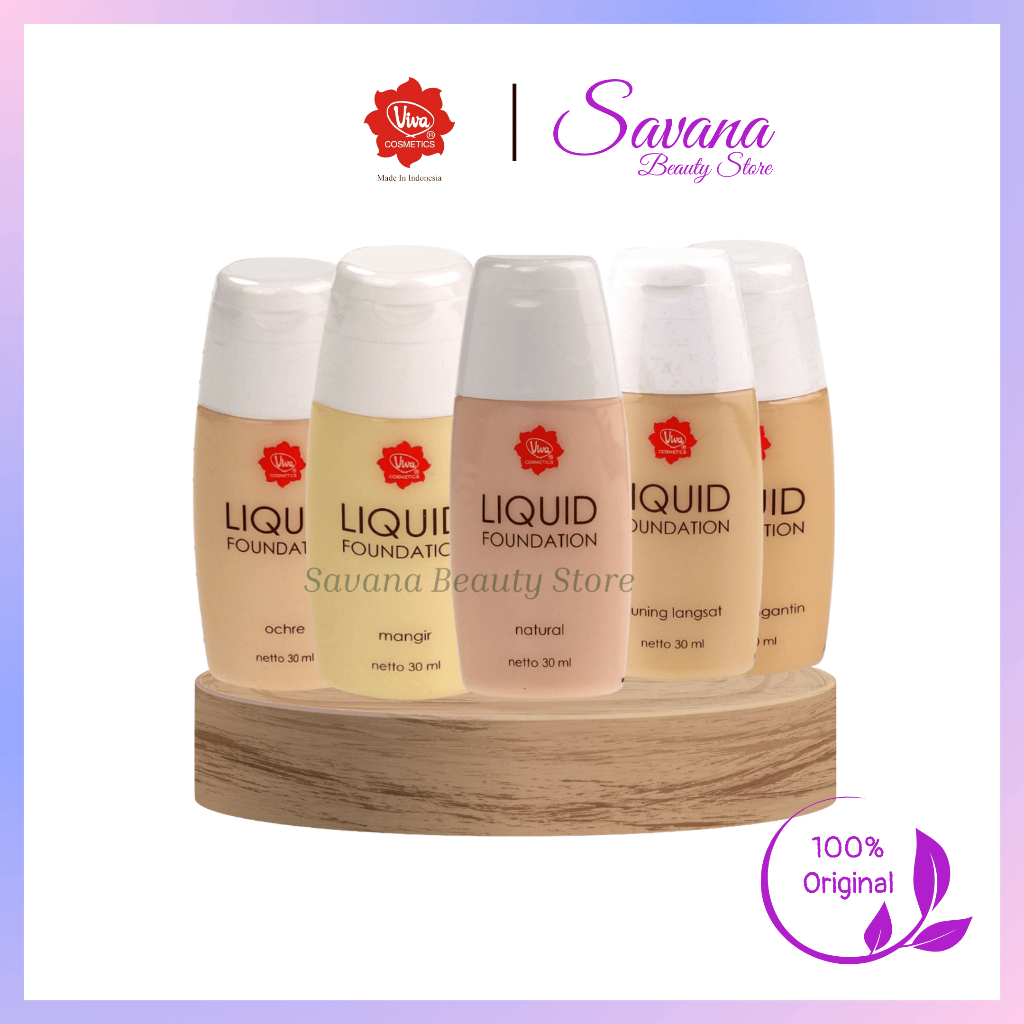 Jual Viva Liquid Foundation | 30Ml | Shopee Indonesia