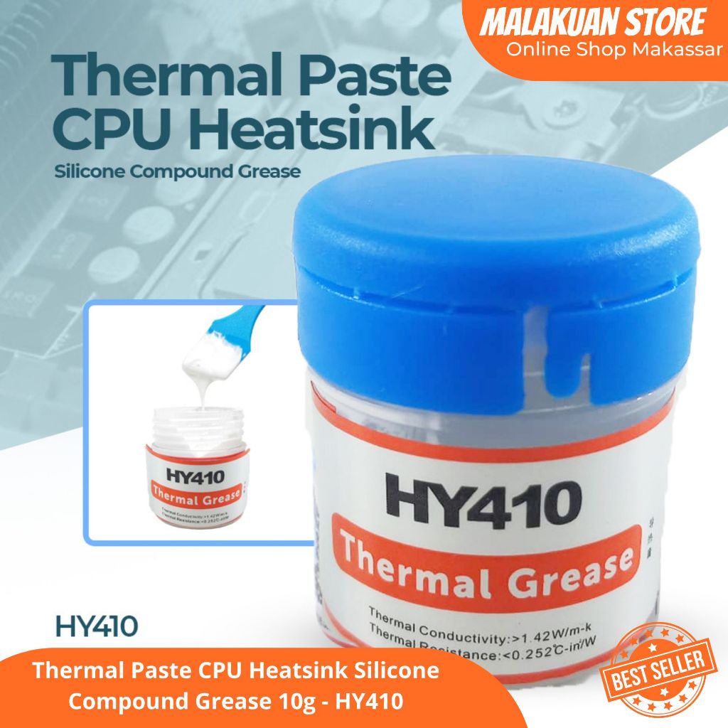 Jual Thermal Paste CPU Heatsink Silicone Compound Grease 10g / Alat ...