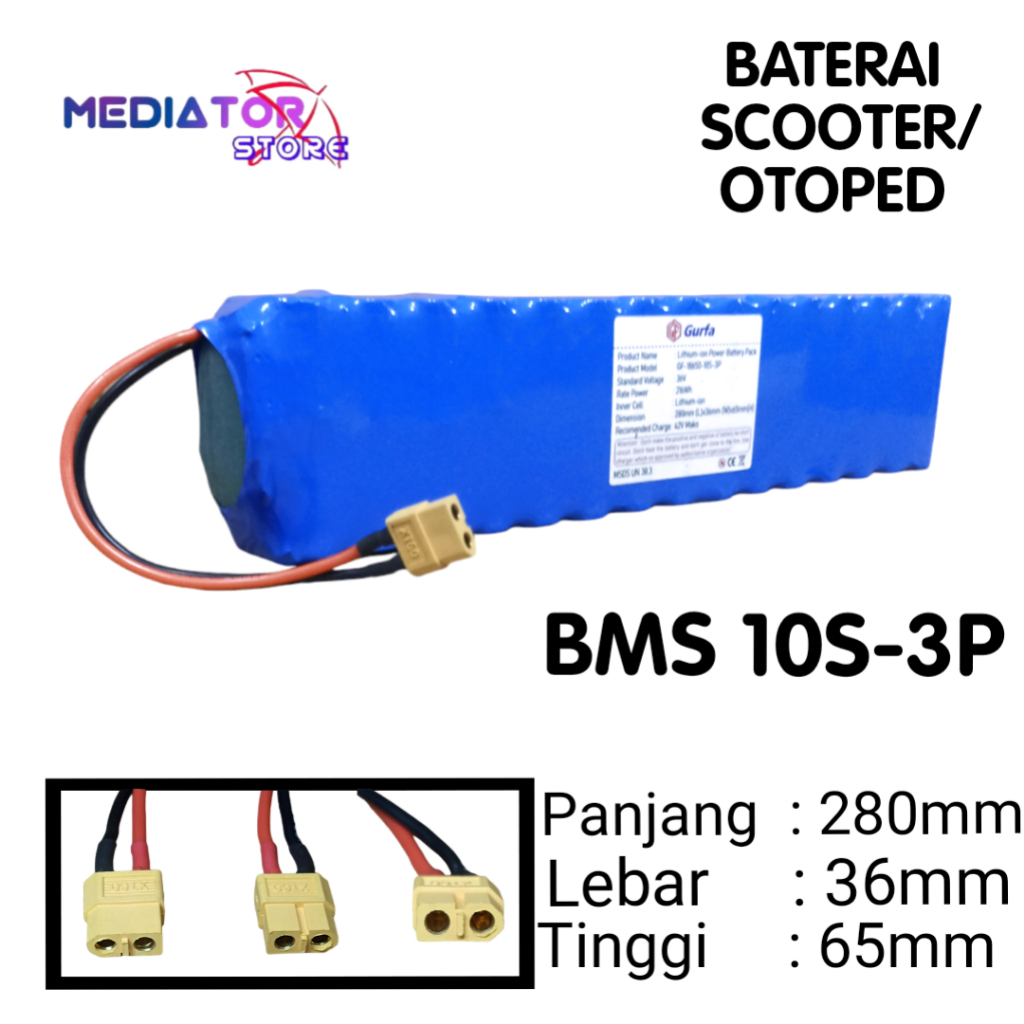 Jual Baterai OTOPED / Baterai SKUTER DORONG / Baterai SKUTER LISTRIK ...