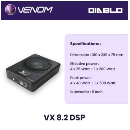 Jual SUBWOOFER KOLONG VENOM 8.2DSP BUILTIN PROCESSOR | Shopee Indonesia