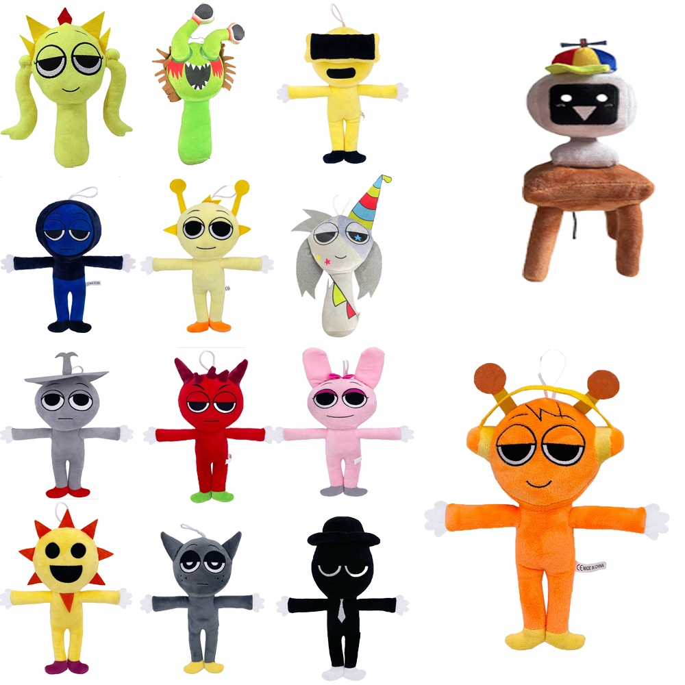 Jual 【Ready】sprunki ritme kotak boneka mainan mewah periferal permainan ...