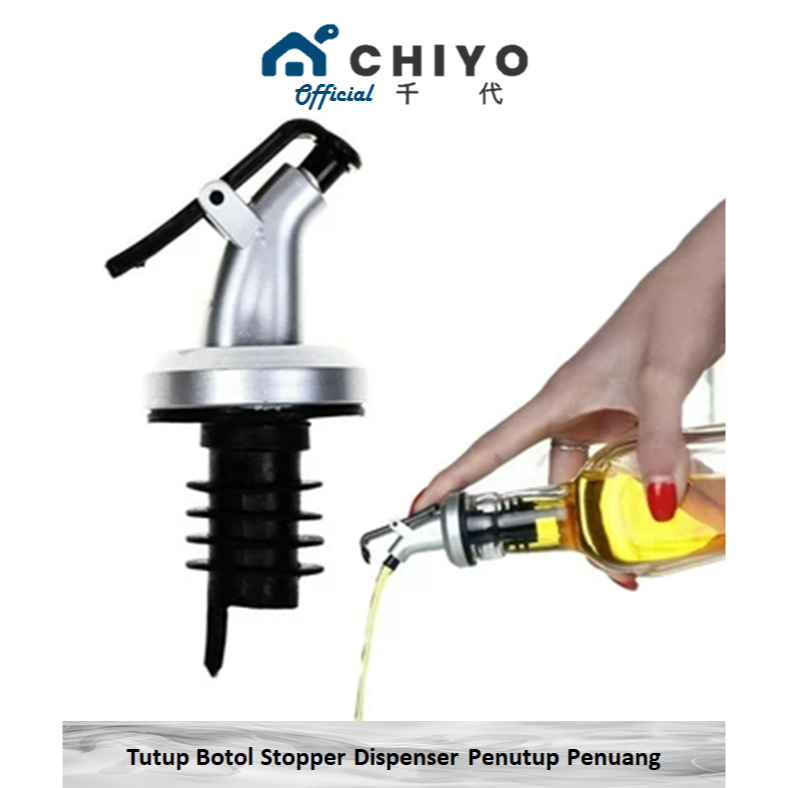 Jual CHIYO Living - Tutup Botol Multifungsi Wine Kecap Madu Sirup ...