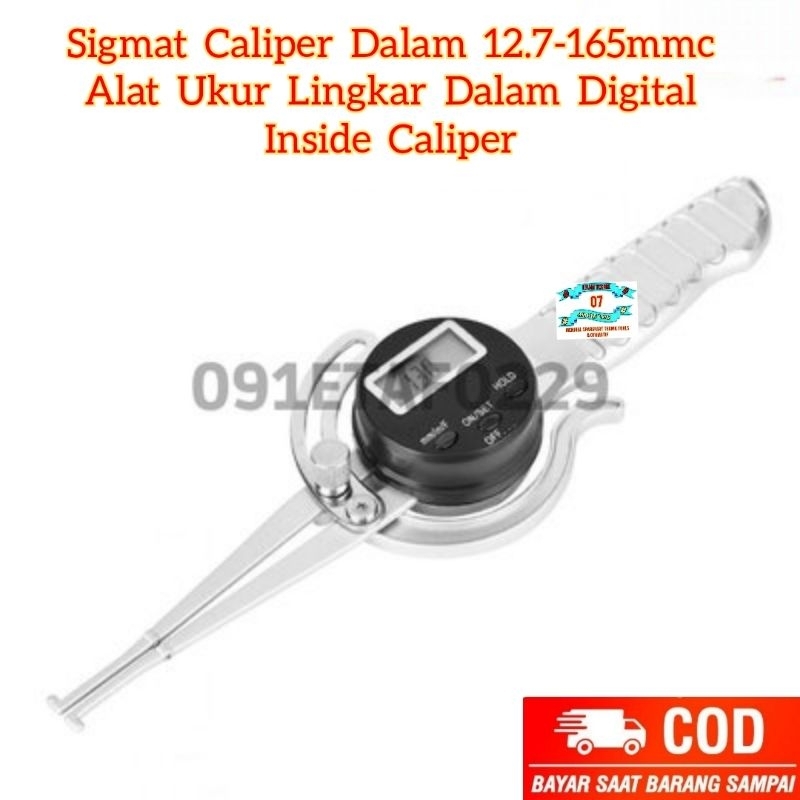 Jual Sigmat Caliper Dalam 12.7-165mm Alat Ukur Lingkar Dalam Digital ...