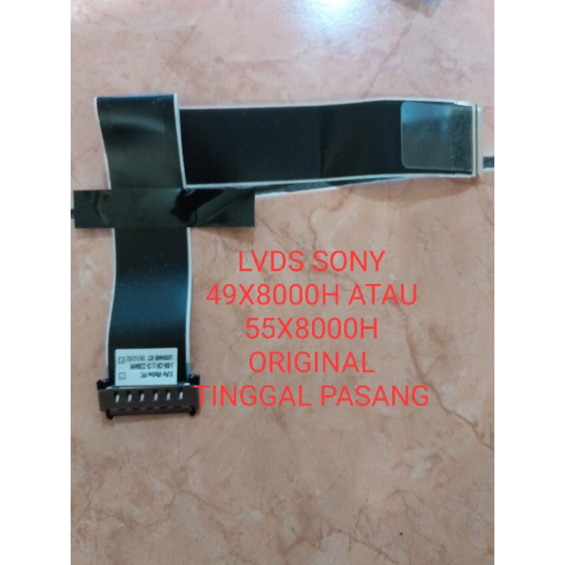 Jual LVDS SONY KD-49X8000H ORIGINAL LVDS SONY DARI MAINBOARD KE TCON ...