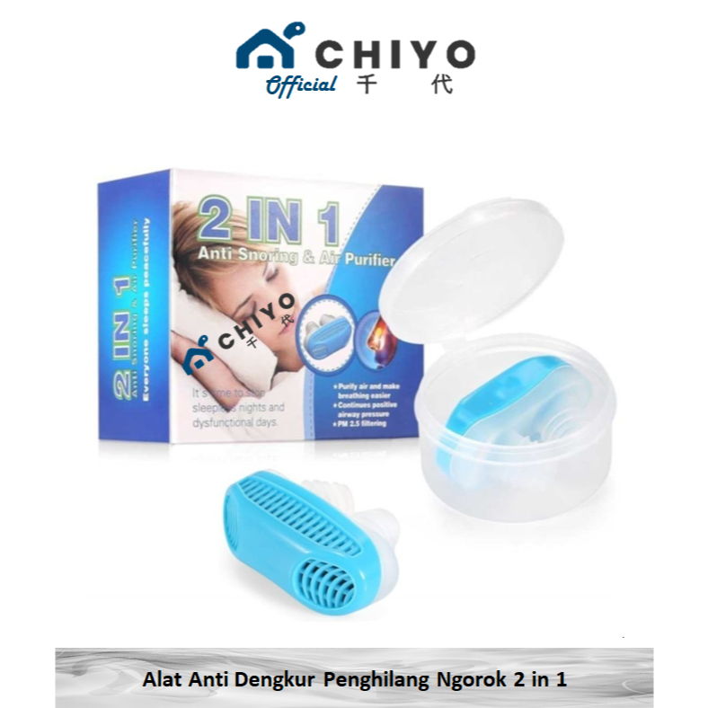 Jual CHIYO Living - Alat Anti Dengkur Penghilang Ngorok 2 in 1 Anti ...