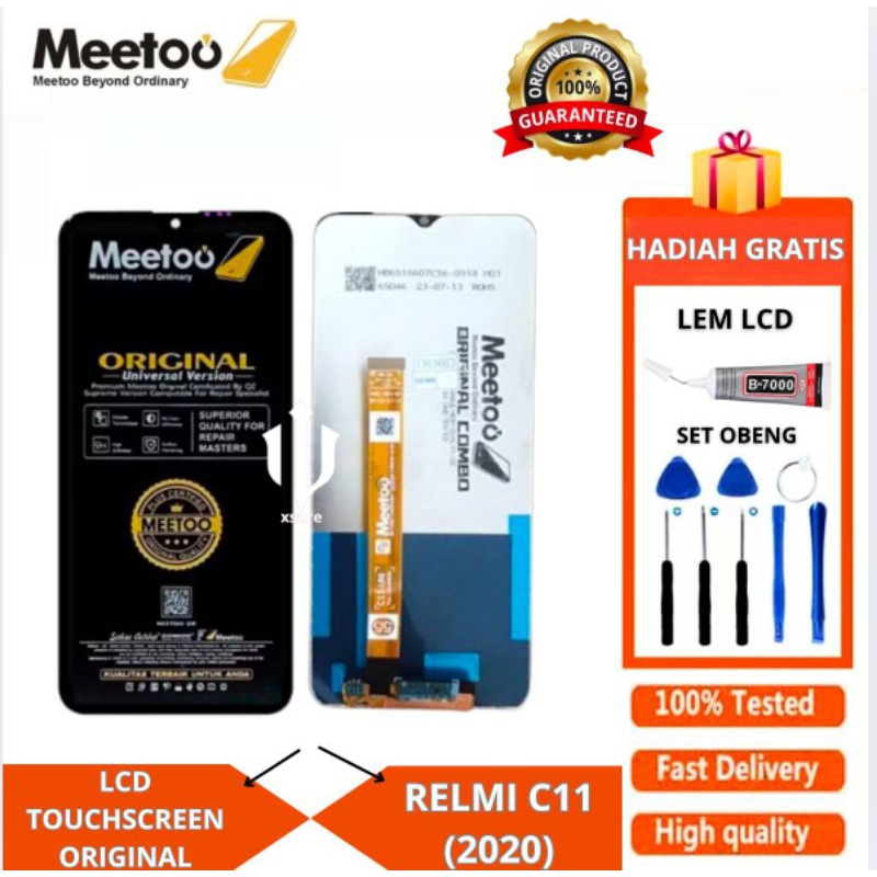 Jual LCD TOUCHSCREEN RELMI C11 2020 (METO) FULLSET ORIGINAL FREELEM ...