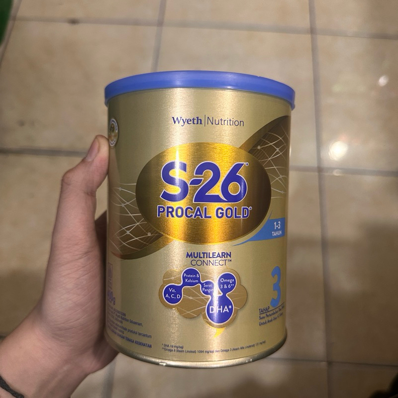 Jual Wyeth S26 Procal Gold Tahap 3 1-3tahun 400gr | Shopee Indonesia