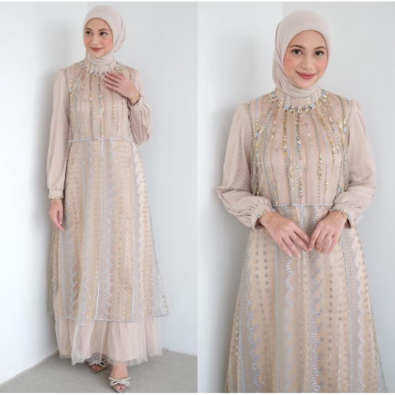 Jual SIAP KIRIM Kayla signature series sarah the label warna nude denim ...