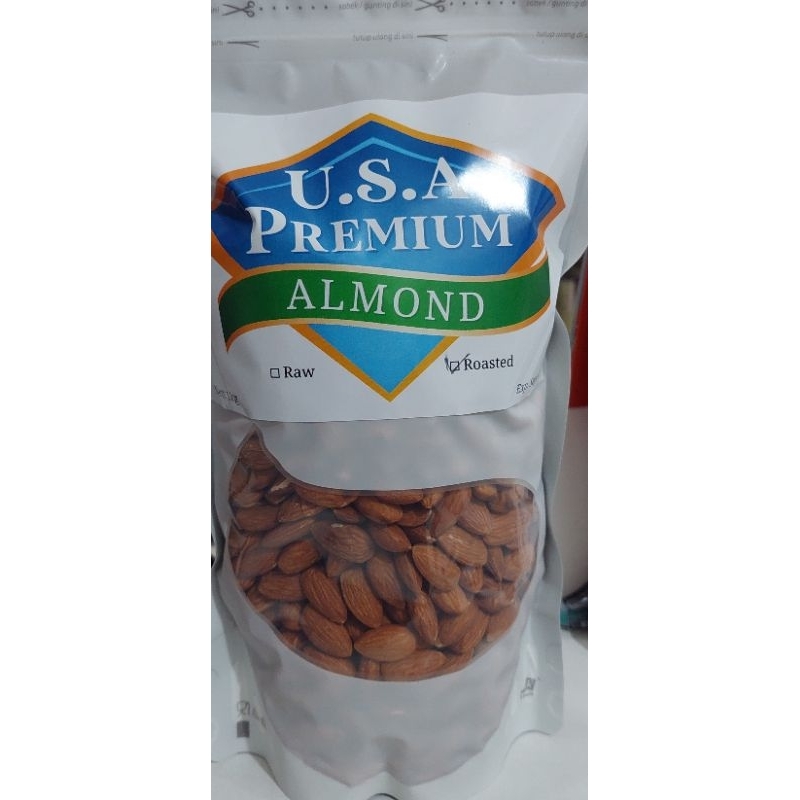 Jual Almond California Roasted Premium 1kg | Shopee Indonesia