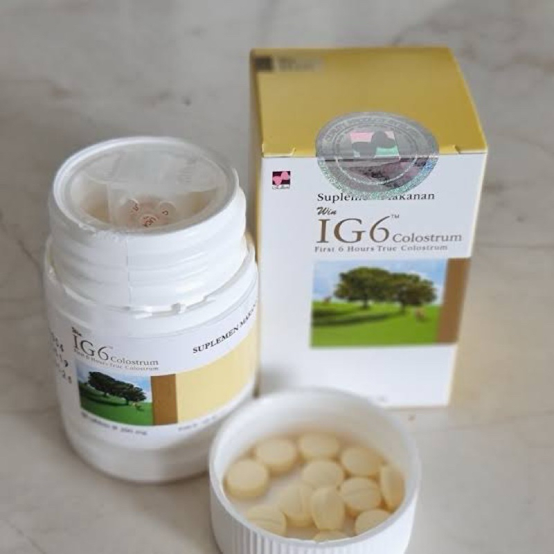 Jual IG6 Colostrum 60 Tab | Shopee Indonesia