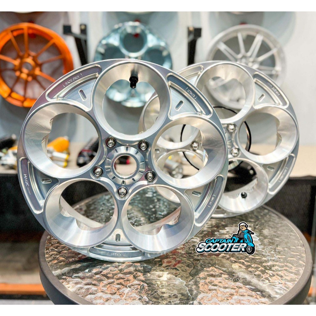 Jual Rims Velg MAGIC FACTORY W225 Model Marus Silver Vespa Sprint ...