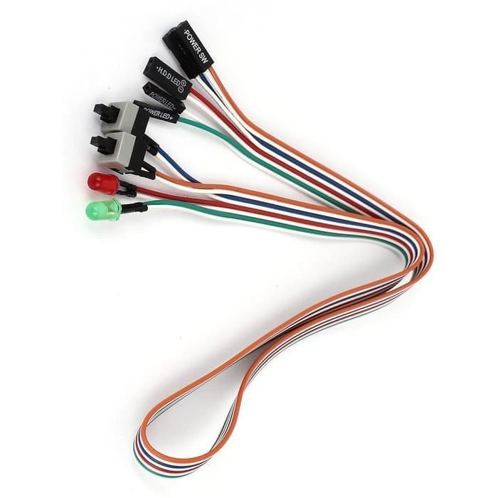 Jual Kabel Front Panel 1 Set Switch Reset - Power - LED - Speaker Untuk ...