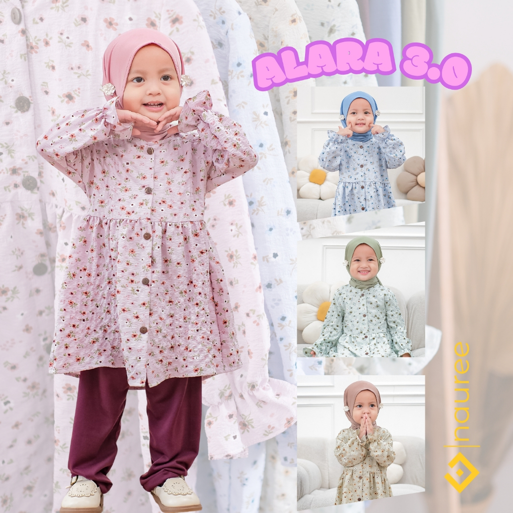 Jual One Set Tunik Anak Perempuan Setelan usia 1 sd 8 tahun | setelan ...