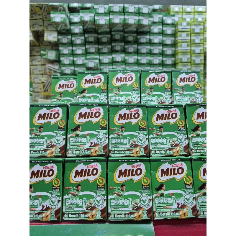 Jual MILO SUSU UHT 1 dus isi 36pcs (110ml dan 180ml) | Shopee Indonesia