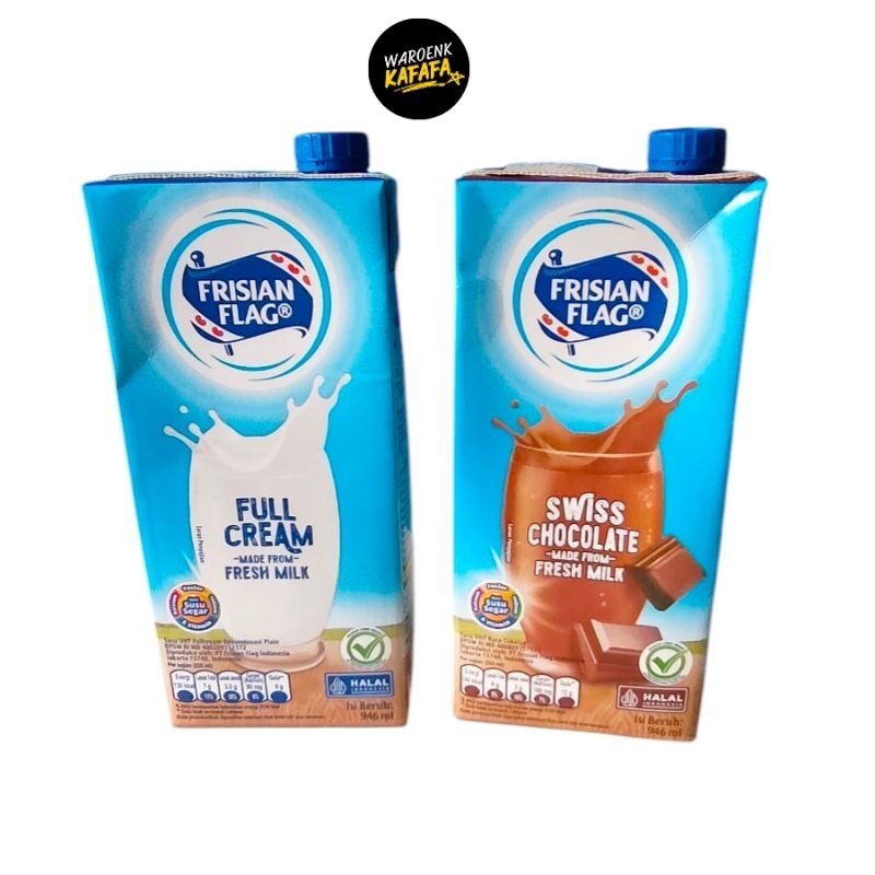 Jual Frisian Flag Susu UHT 946 ml | Shopee Indonesia