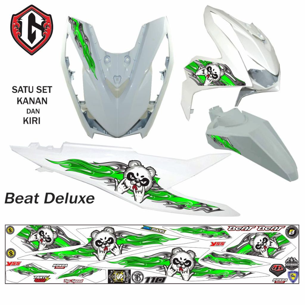Jual STRIPING STICKER MOTOR HONDA/BEAT DELUXE TAHUN 2020/2023 BINTANG ...