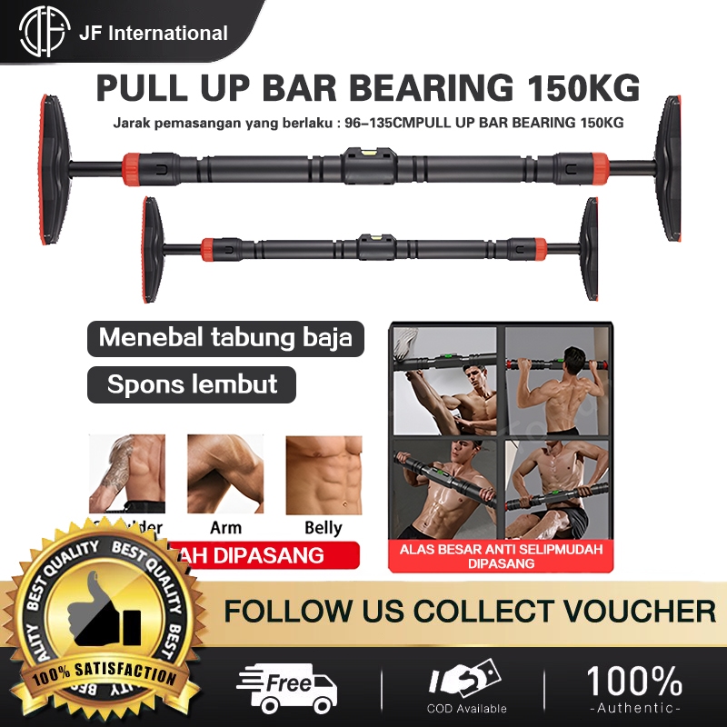 Jual Bar Pull UP bar Adjustable Door Pull up Bar Heavy Steel Muscle ...