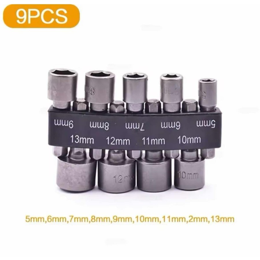 Jual Kunci Shock Drilling Hex Nut Mata Roofing Hex Socket Set Kunci Sok ...