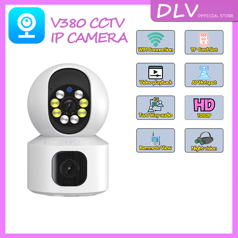 Jual CCTV V380 pro HD Night Vision cctv wifi Home Remote Cell Phone ...