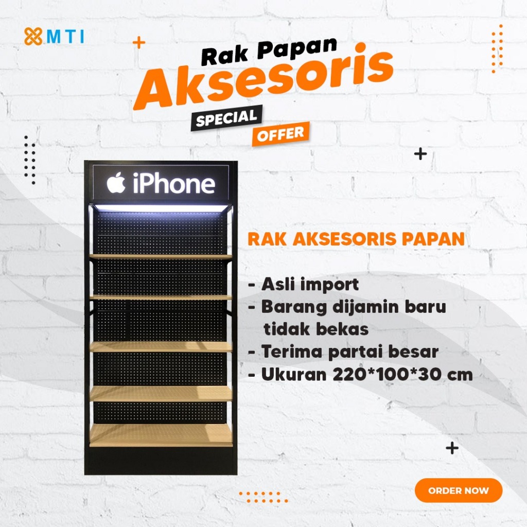Jual RAK PAPAN / RAK / RAK AKSESORIS / RAK KONTER / PAPAN / RAK DISPLAY ...