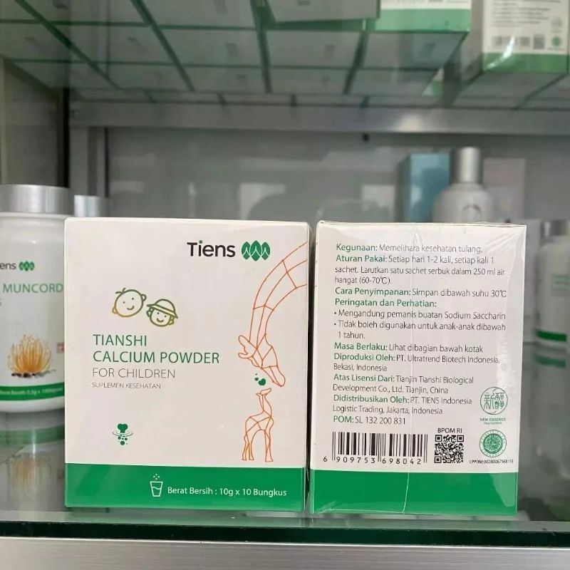 Jual susu kalsium anak tiens-tianshi kalsium powder for children ...