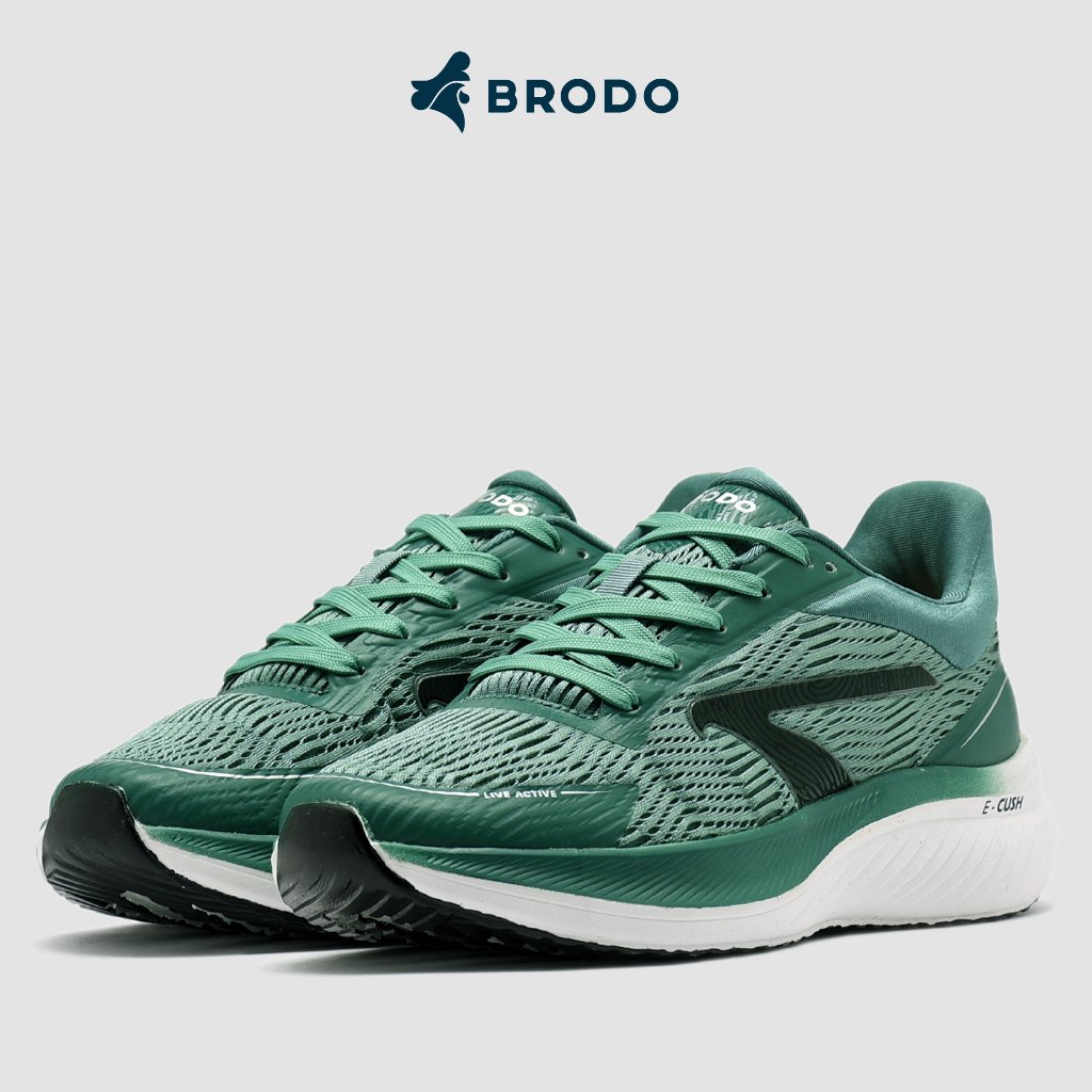 Jual BRODO - Running Shoes Active Inizio Agave Green | Shopee Indonesia