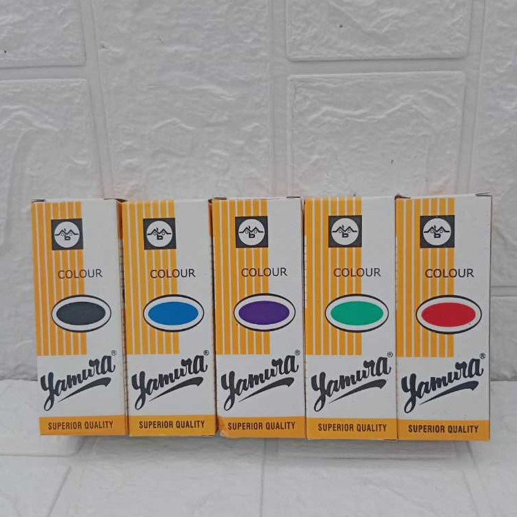 Jual Tinta Stempel YAMURA Dus Kuning / Tinta Bak Stempel Yamura 27 ML ...